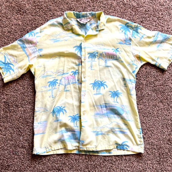 Magnum 357 | Shirts | Magnum 357 Button Down Short Sleeve Shirt Size L ...